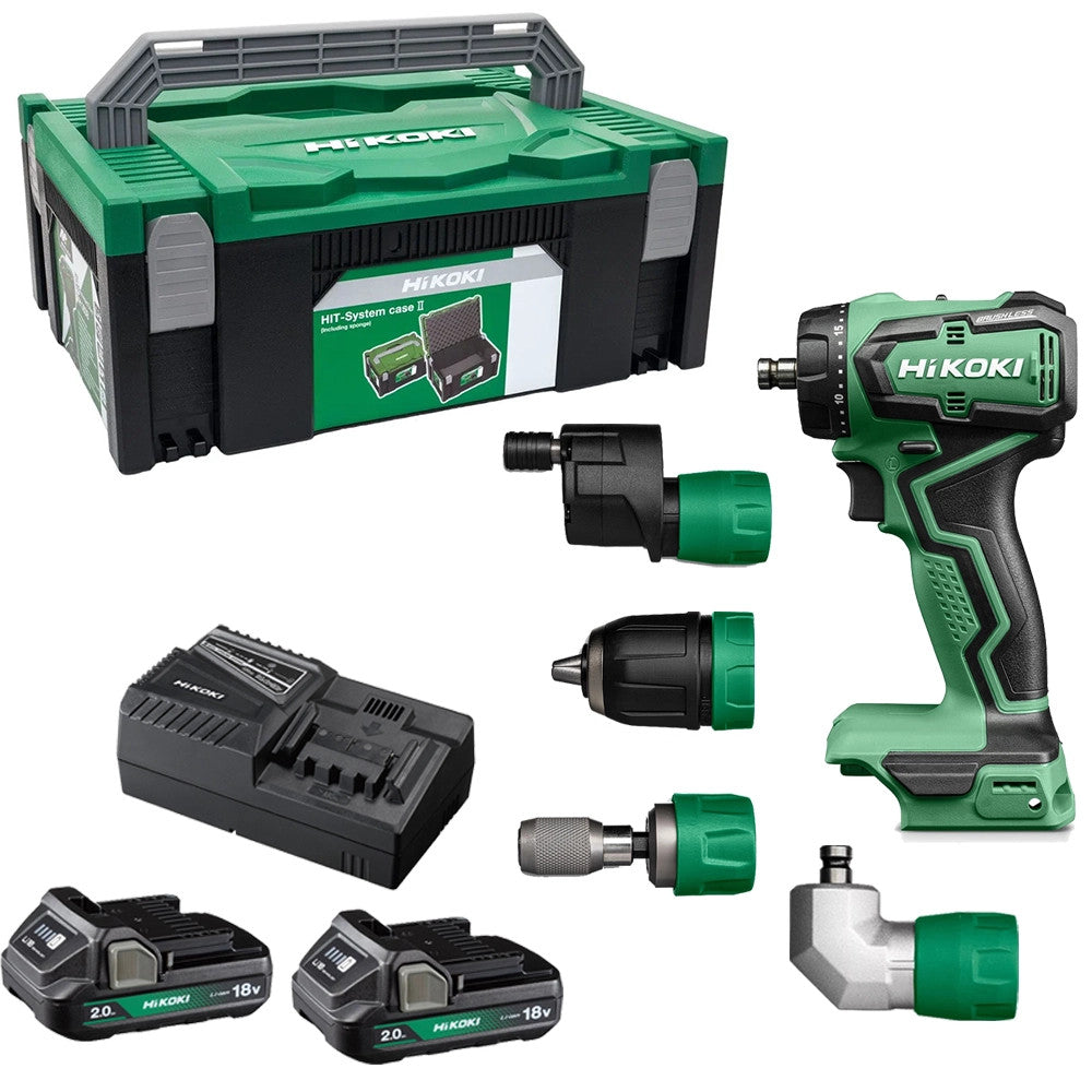 Hikoki DS18DDQW2Z Brushless Drill Driver | Compact & Powerful — Hikoki Power Tools Direct