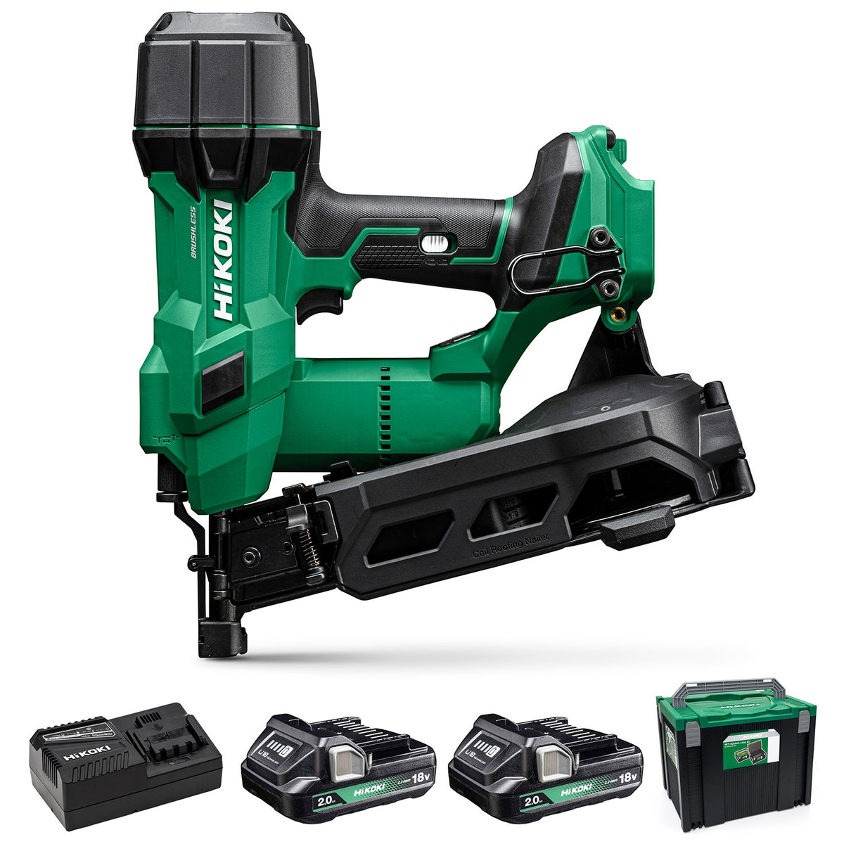 Hikoki 18V Coil Nailer | NV1845DAJXZ Kit — Hikoki Power Tools Direct