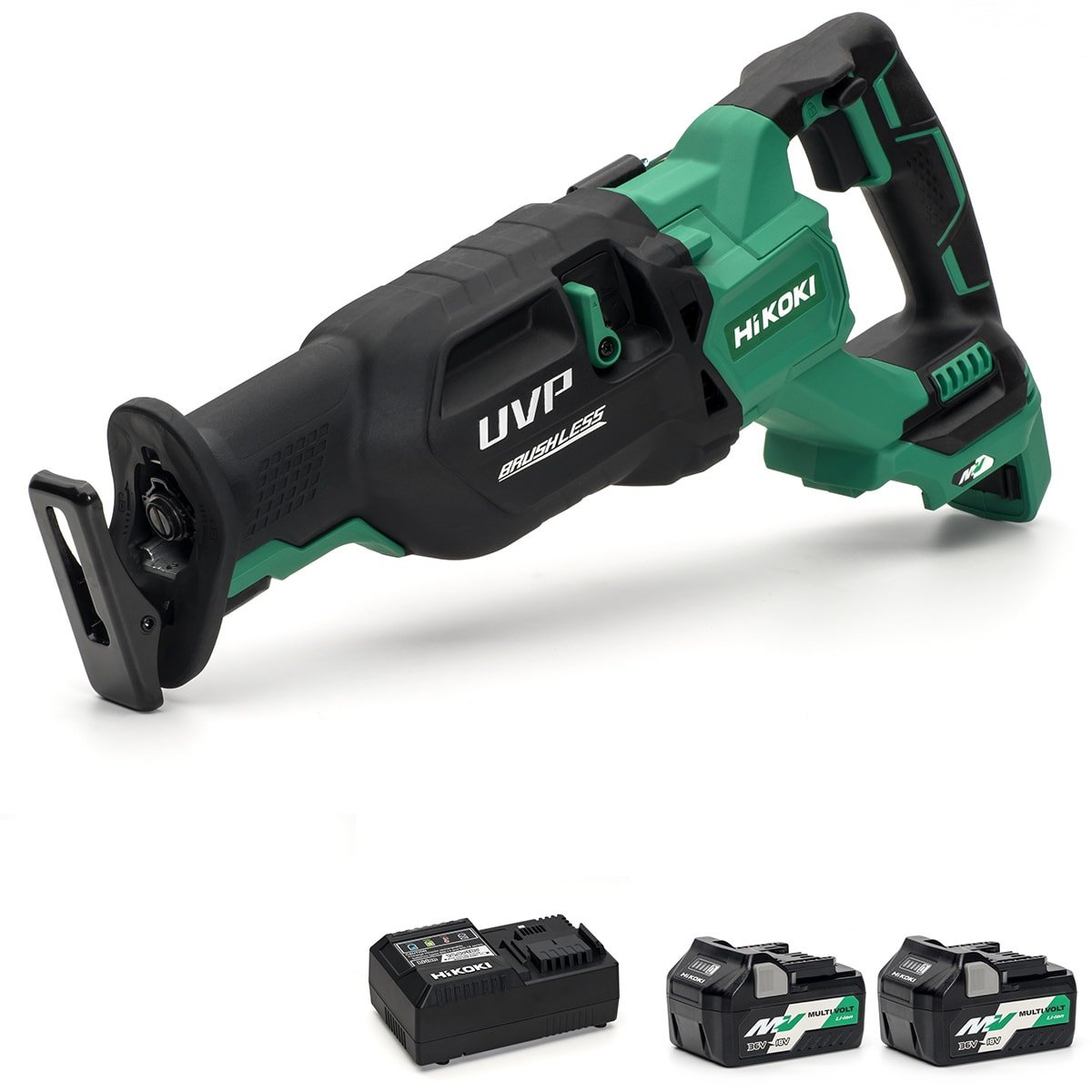 HiKOKI CR36DA/JAZ 36V MultiVolt Reciprocating Saw Kit | Variable Speed ...